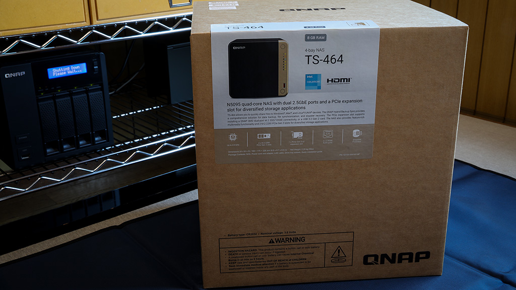 12年ぶりのNAS更新で2.5GbE化へ QNAP TS-464-8G導入 | makotomatic.com